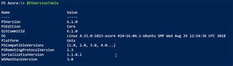 powershell on azure cloudshell in on ga why azure