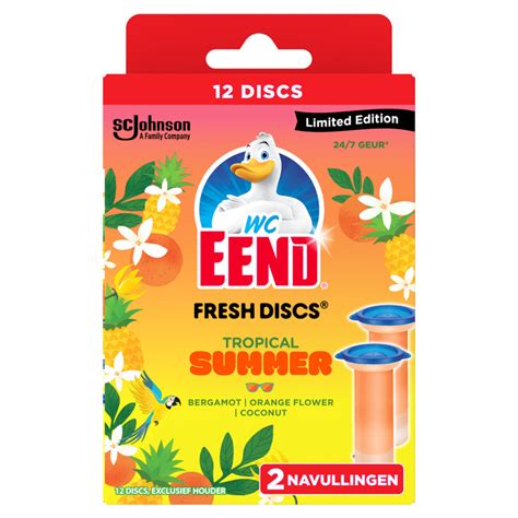 WC Eend Fresh Discs Tropical Summer 72 Ml Plein Nl