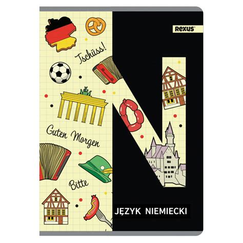 Zeszyt Tematyczny J Niemiecki W Formacie A5 60 Kartek W Kratkę