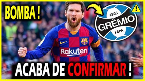 MEU DEUS É URGENTE LIONEL MESSI ACABA DE CONFIRMAR TORCIDA FICOU