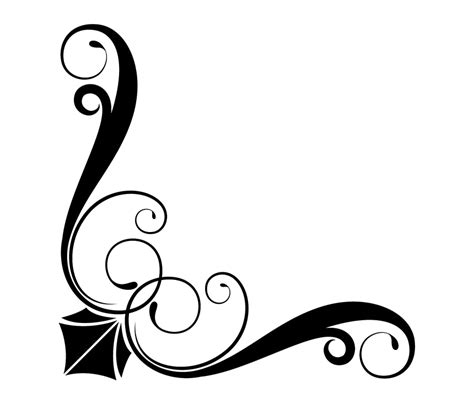 Black Border Art PNG Clipart PNG Mart