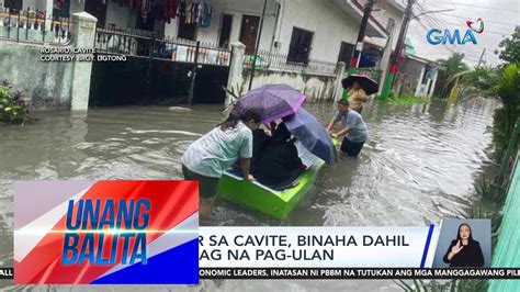 Ilang Lugar Sa Cavite Binaha Dahil Sa Magdamag Na Pag Ulan Unang