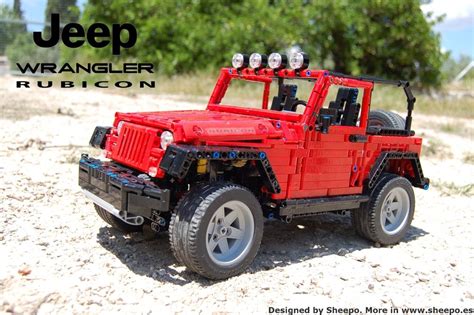 LEGO MOC Jeep Wrangler Rubicon RC Version By Sheepo Rebrickable