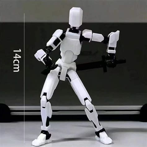 1 pieza Figurita de juguete de muñeca posable con 13 articulaciones