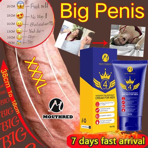 Crescimento do pénis Herbal Creme Big Penis Ampliação Creme para Homens