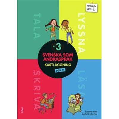Tummen upp Svenska som andraspråk kartläggning åk 3 E bok Daisy ljud