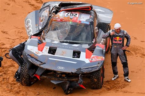 Dakar 2023 Podium Et Tonneau De LAudi RS Q E Tron E2 De Carlos Sainz