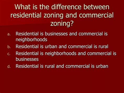 PPT What Is The Difference Between Residential Zoning And Commercial