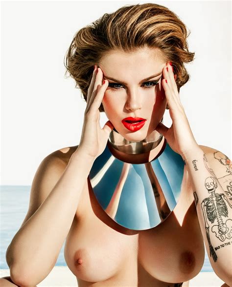 Ireland Baldwin Topless In Treats Magazine