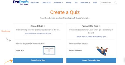 How To Create An Online Scored Quiz Proprofs Quiz Maker Faqs