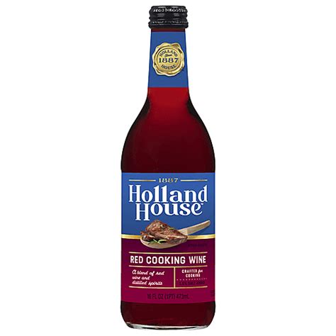 Holland House Cooking Wine Red 16 Fl Oz Cooking Oils Sprays