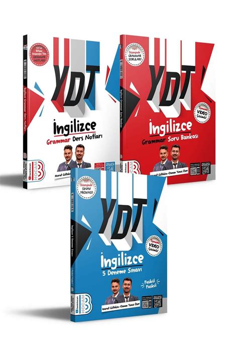 Benim Hocam Yayınları 2024 YDT İngilizce Grammar Ders Notları Soru