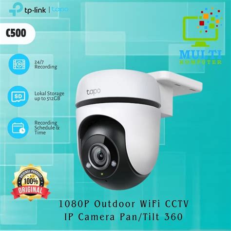 Jual TP Link Tapo C500 1080P Outdoor WiFi CCTV IP Camera Pan Tilt 360