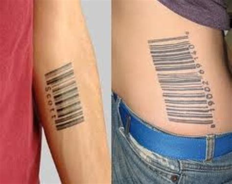 Barcode Tattoo Designs And Meanings Barcode Tattoo Ideas And Pictures Hubpages