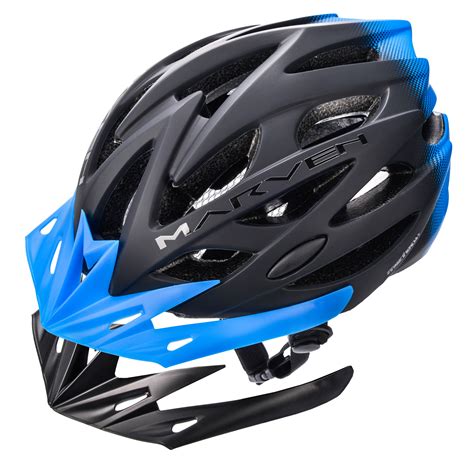 Kask Rowerowy Meteor Marven 2 M 55 58 Cm Czarny Niebieski M Czarny