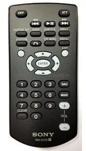 Control Remoto Sony Rm X Para Estereos Sony Multimedia Meses Sin