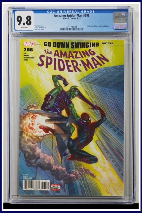 Amazing Spider Man 798 CGC Graded 9 8 Marvel June 2018 White Pages