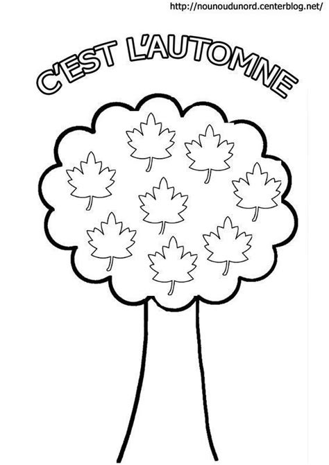 Coloriage Automne Arbe