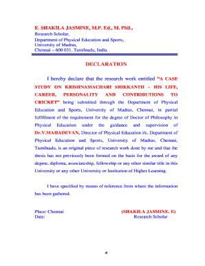 I Hereby Declare Fill And Sign Printable Template Online