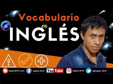 Inglés 3016 Todos los Vocabularios que necesitas para hablar inglés