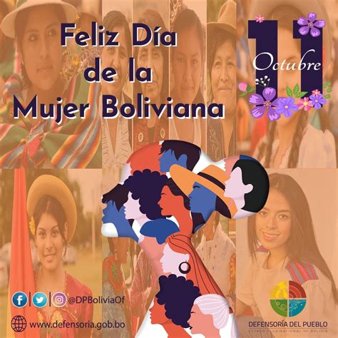 En el Día de la Mujer Boliviana la Defensoría del Pueblo expresa su