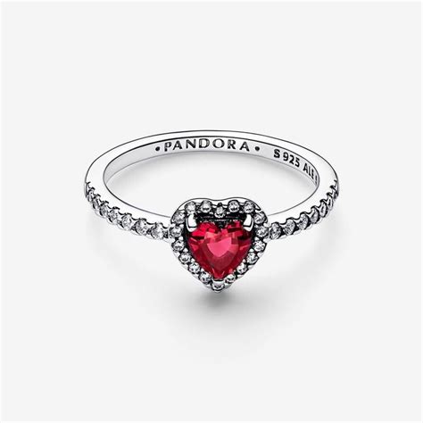 Pandora Elevated Red Heart Ring In 2024 Pandora Bracelet Charms Ideas