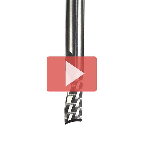 51402 Solid Carbide CNC Spiral O Flute Aluminum Cutting 1 4 Dia X 5
