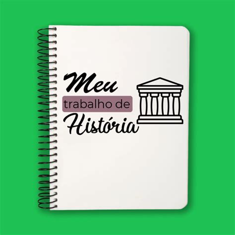 Capas de Trabalho de História para Imprimir Muito Fácil