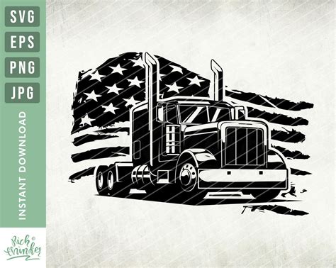 Semi Truck Svgs For Cricut
