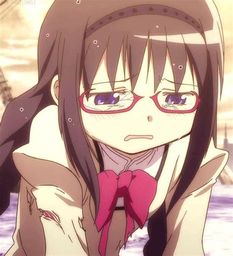 Homura Sad Scene Mah Sh Jo Madoka Magika Puella Magi Madoka Magica