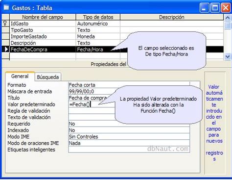 Microsoft Access Elementos De Una Base De Datos
