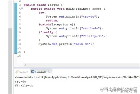 【学习笔记】【java】try catch finally中，finally是在什么时候执行的：try结束、catch结束、return前 阿里云开发者社区