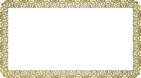 Estilo De Moldura Dourada Vetor PNG Ouro Dourado Luxo Imagem PNG E