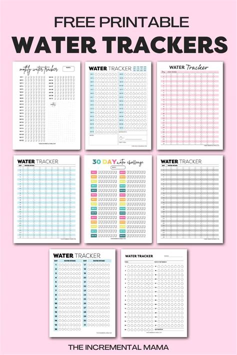 The Best Free Monthly Water Tracker Printable Pdfs