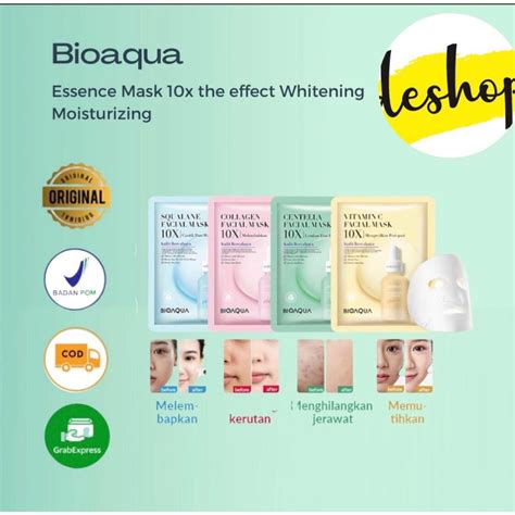 Jual Bioaqua Essence Mask X The Effect Whitening Moisturizing Skin