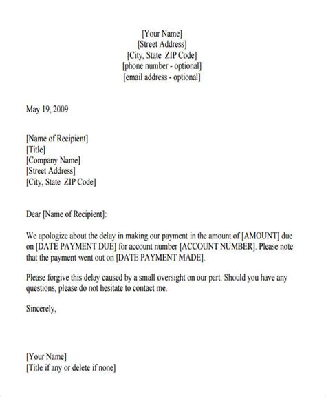 11 Late Payment Letter Templates Word Google Docs Pages Free