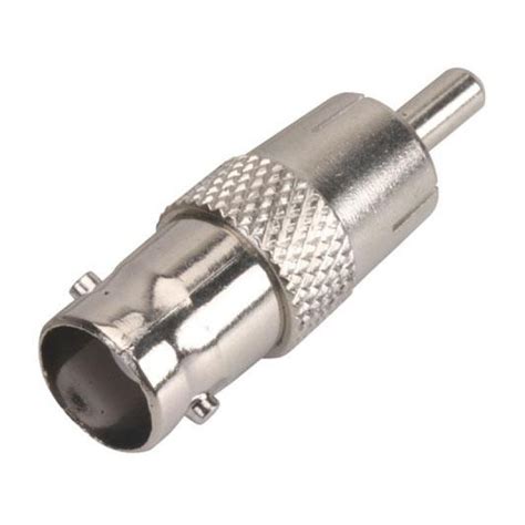 Adaptador Con Conector Hembra BNC A Macho RCA