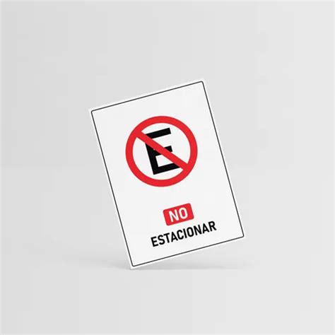 Se Al Tica Autoadhesiva No Estacionar Cuotas Sin Inter S