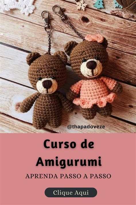 Você quer Aprender fazer Amigurumis Passo a Passo Curso 100 Online e