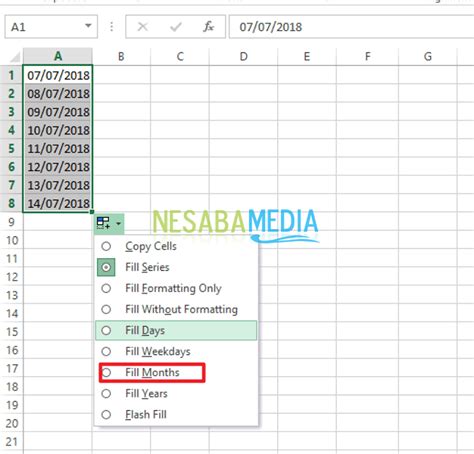 Cara Membuat Tanggal Berurutan Di Tabel Word