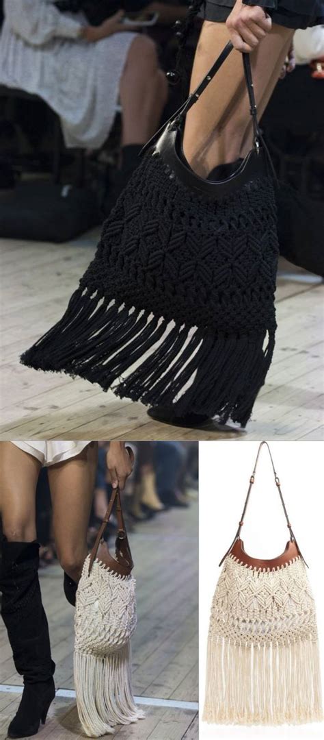 33 Modelos de bolsas de macramê De Frente Para O Mar