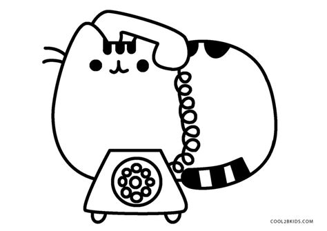 Dibujos de Pusheen para colorear Páginas para imprimir gratis