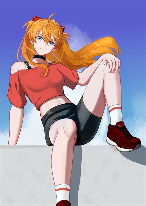 Souryuu Asuka Langley Neon Genesis Evangelion Drawn By Jiabingkele