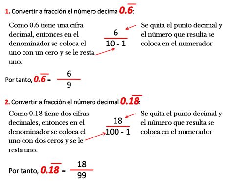 Matem Ticas I Tema Conversi N De Decimal A Fracci N Racional
