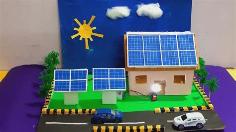 Solar House Working Model Making Eco Friendly House School Project