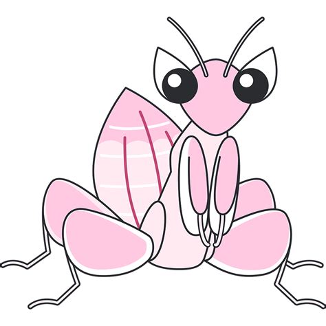 無料ダウンロード カマキリ イラスト かわいい 無料の印刷可能なイラスト画像