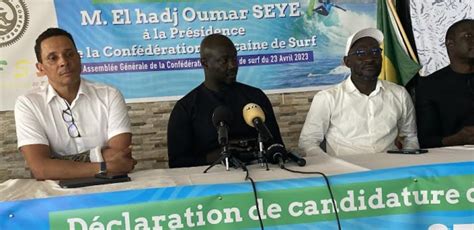 Ag Conf D Ration Africaine De Surf Le Candidat Du S N Gal Oumar S Ye