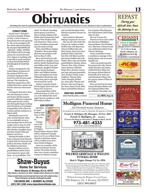 Obits For June By The Observer Newspaper Issuu