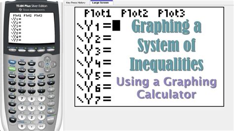graphing a system of inequalities in ti 84 graphing calculator graphing calculator calculator