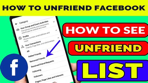 How To See Removed Friends On Facebook 2021 How To Unfriend All
